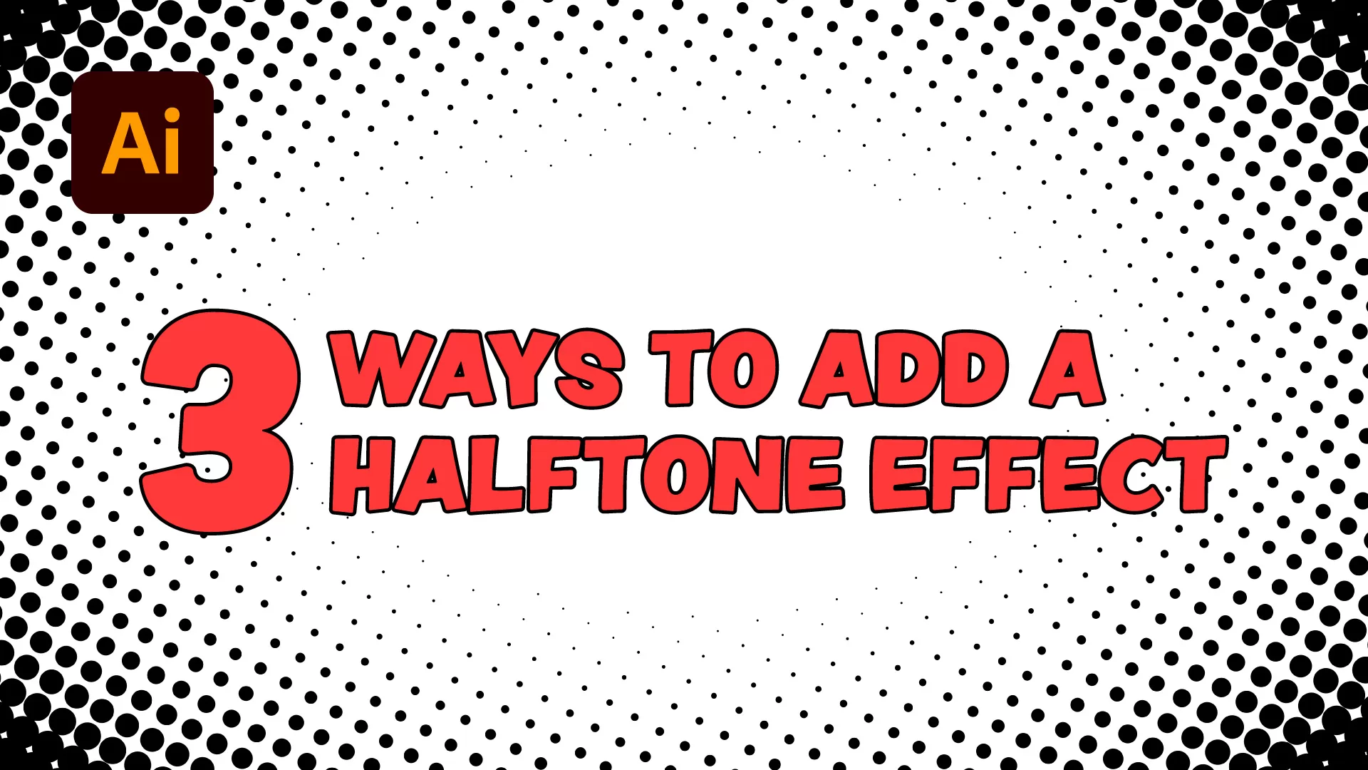 3 Ways to Add a Halftone Effect in Illustrator - Mind Island Design