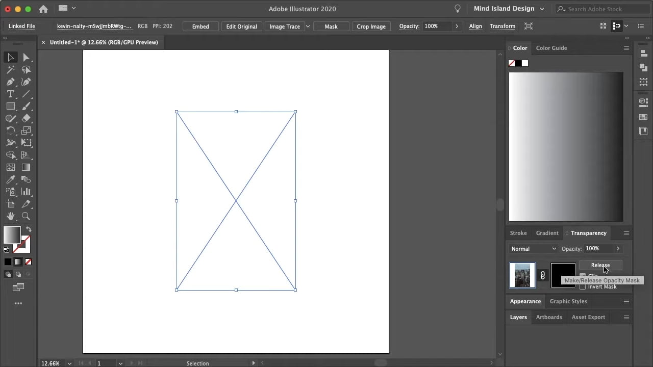 How to Fade Image to Transparent in Illustrator - Mind Island Design