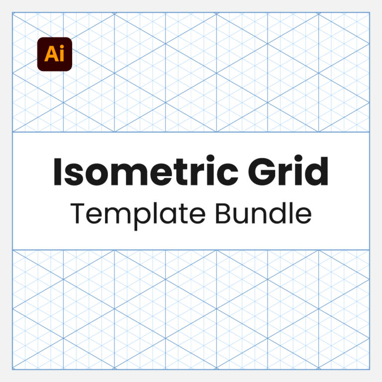 How To Make Isometric Grid In Illustrator (Template Download)